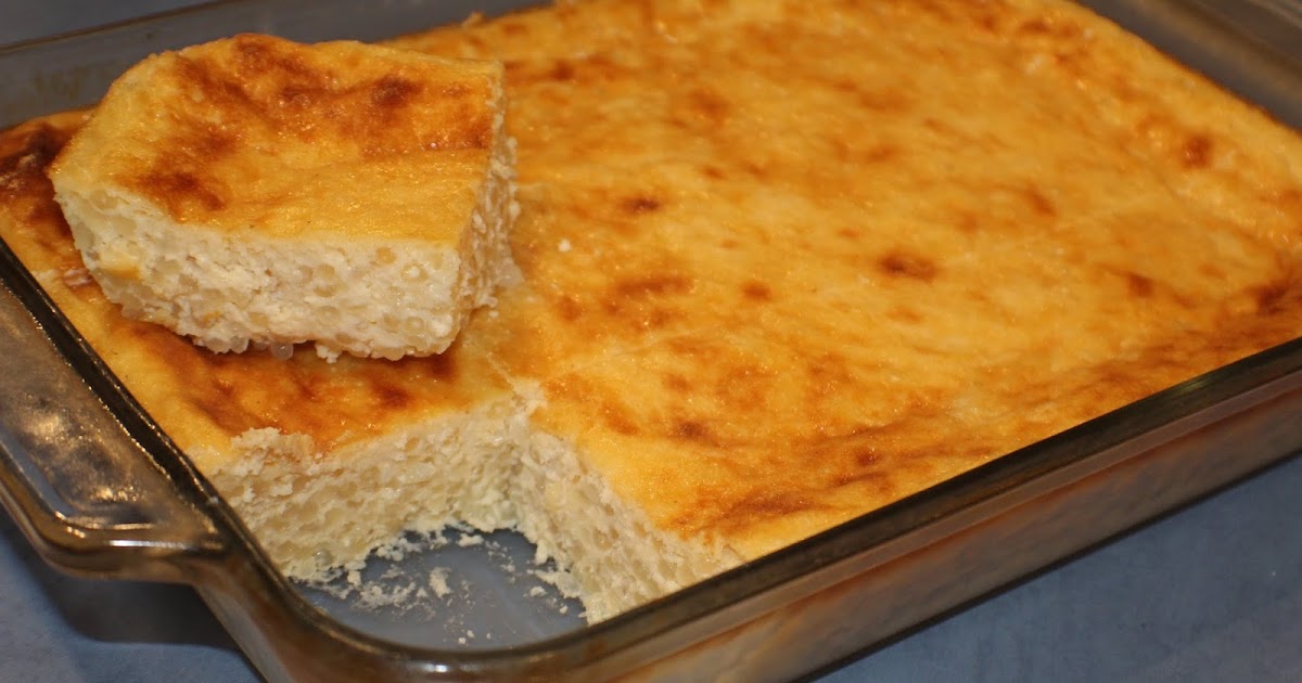 Kookkuns: Gebakte sagopoeding / Baked Sago Pudding / Tapioca