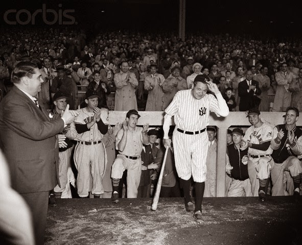 Bleeding Yankee Blue: THE YANKEES MOUNT OLYMPUS: BABE RUTH