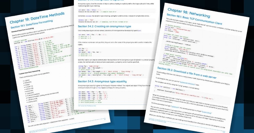 C# Notes for Professionals - KING OF EXCEL