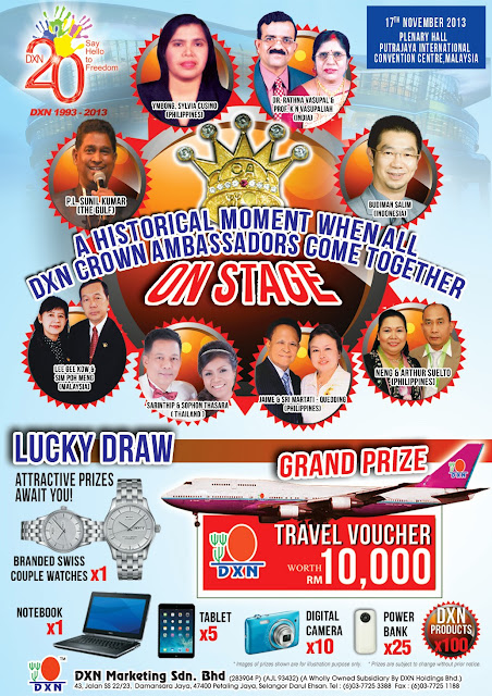 Happy 20th Anniversary DXN! Say hello to Freedom!