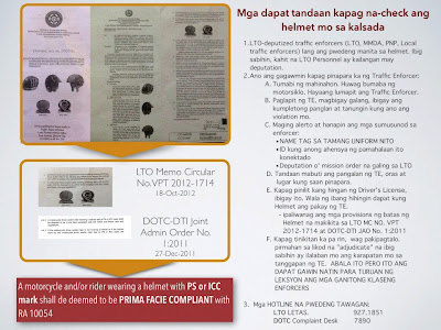 Coolworld Biyahe ATBP: Additional Info regarding Helmet ICC stickers