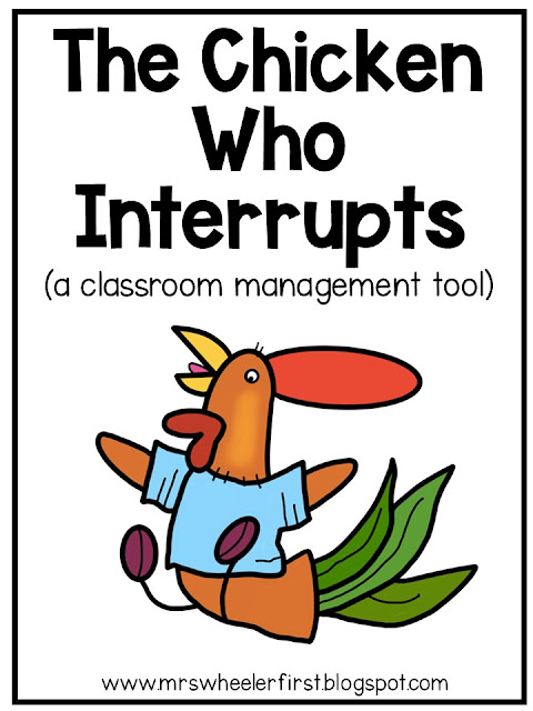 Mrs. Wheeler's First Grade Tidbits: Interrupting Chicken