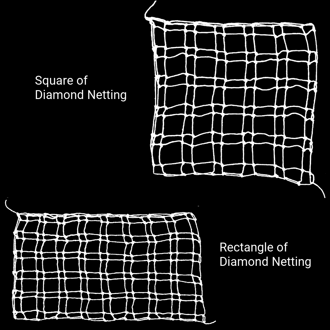 Knots Indeed: Square-mesh netting - a variety of shapes