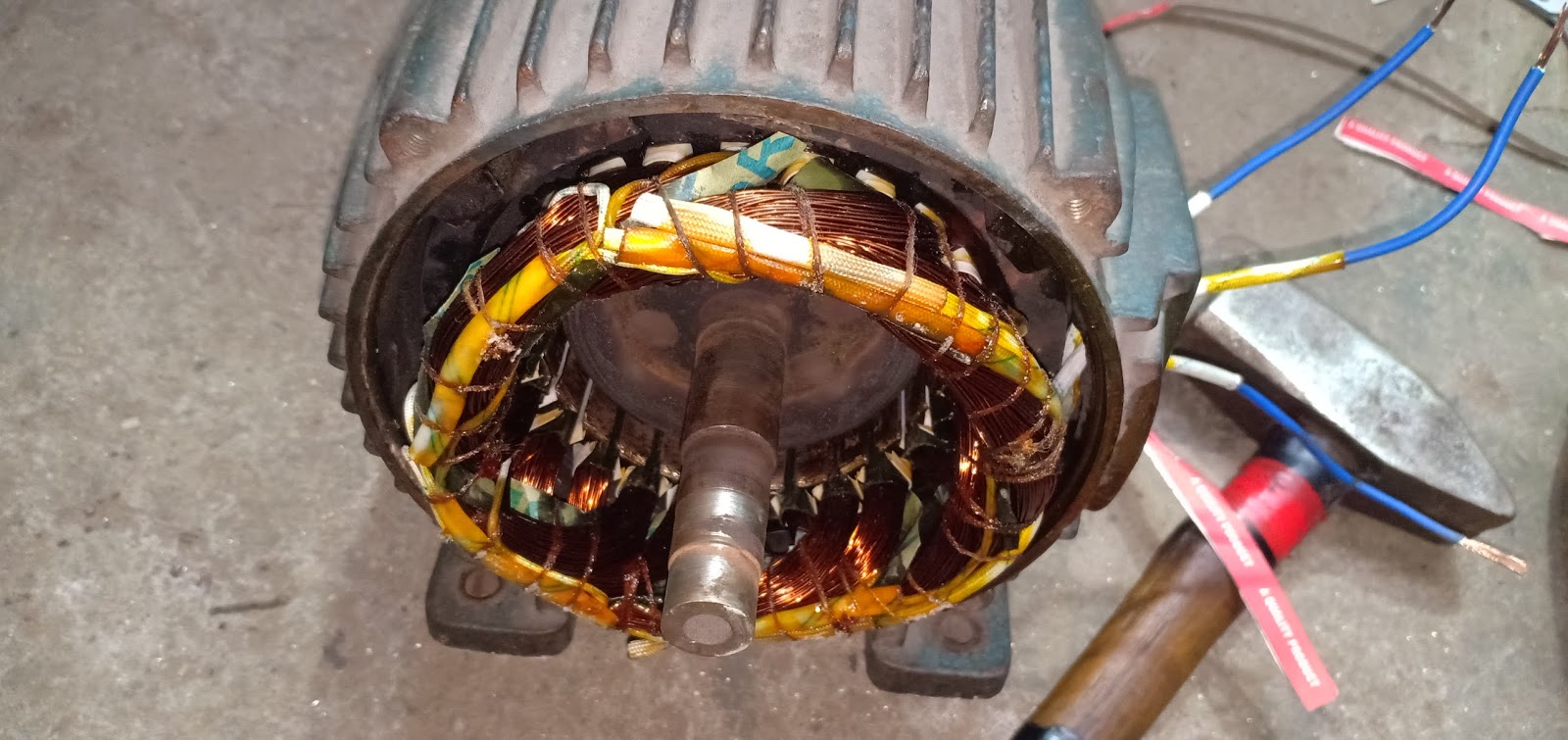 2hp single phase induction motor winding data - single phase motor