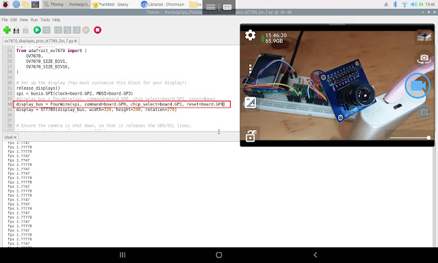 Hello Raspberry Pi: ov7670/ov2640 + ST7789 (IPS Display) on Raspberry ...