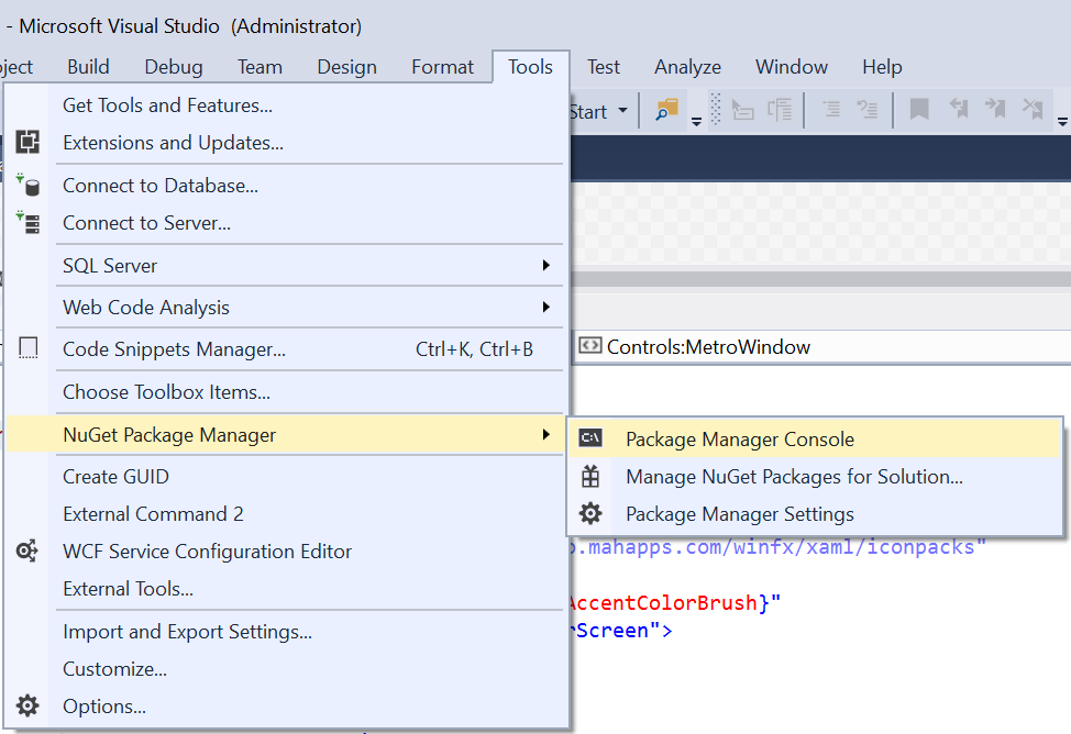 WPF Metro Window in MahApps.Metro - CoreProgram