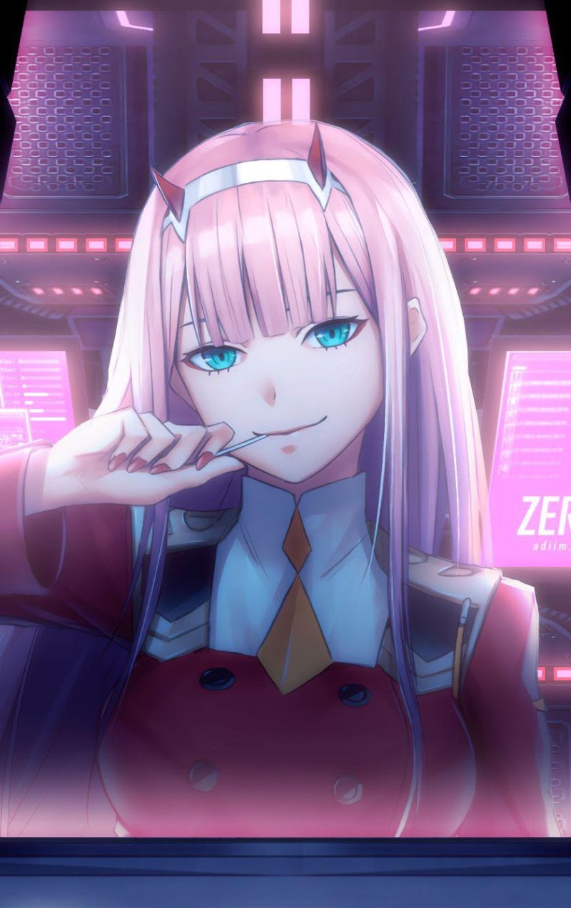 Anime Aesthetic Wallpapers Zero Two From Darling In The Franxx ...