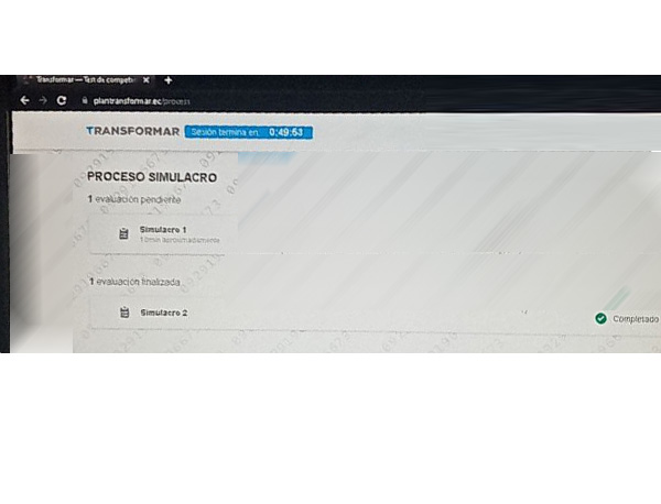 Fallido simulacro Test Transformar Examen Prueba Senescyt 2021 ...