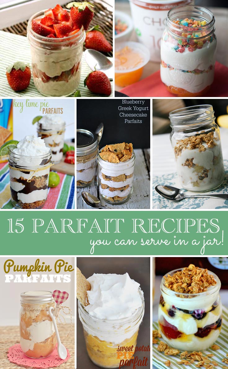 Crafts with Jars: 15 Parfaits in Jars
