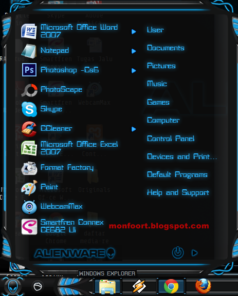 Download Theme Alienware Evolution For Windows 7 | Mbs Blog