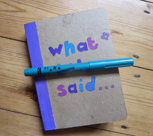 The quirky parent: Kids say the funniest things: Keep a 'What they said ...