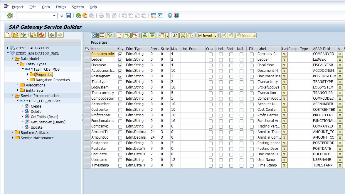 Sap Abap Central Creating Odata Api Based On A Mapped Data Source