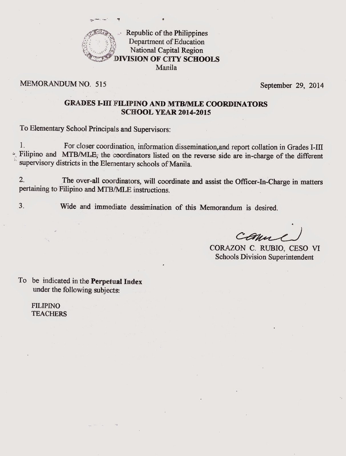 Department Of Education Manila Division Memorandum No 515 GRADES I department-of-education-manila-division-memorandum-no-515-grades-i