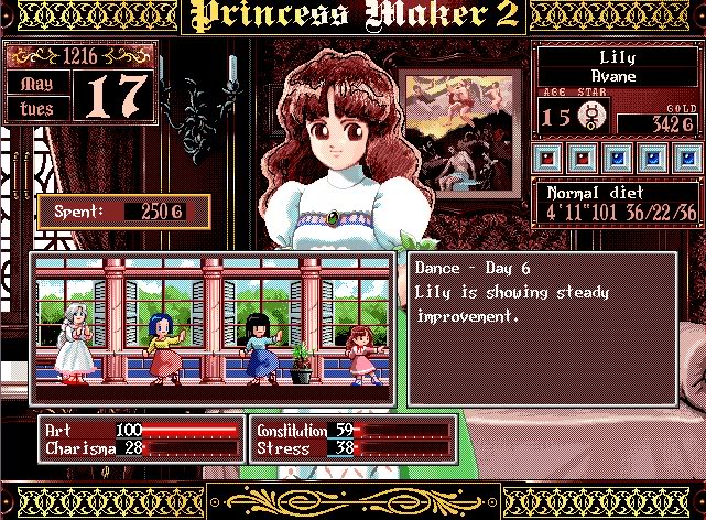 Avane: Retro Review: Princess Maker 2