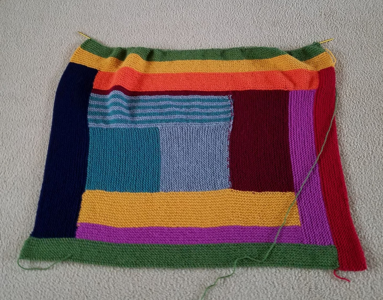 Bridge and Beyond: Knitting Eclectic Afghan Goes Traveling