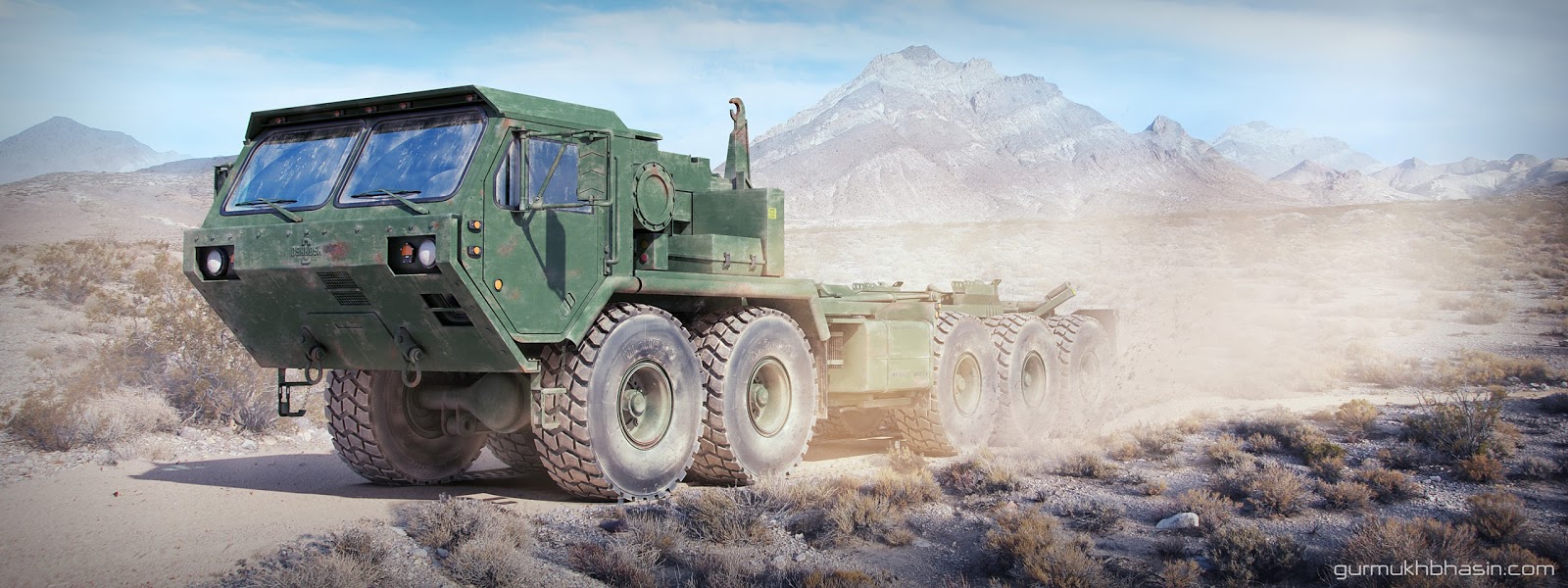 Art of Gurmukh Bhasin: HEMTT-M1075 Render