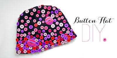 Craft & Creativity: DIY Button Hat