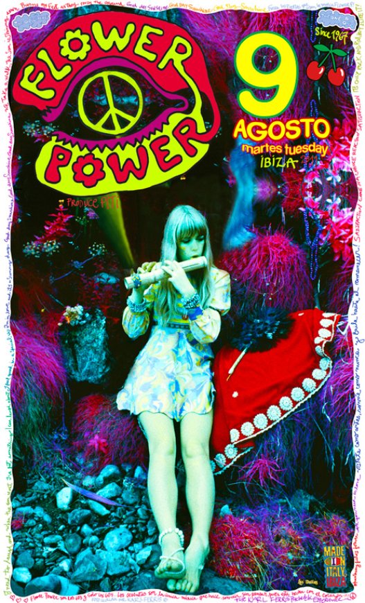 El Observador Solitario: ÉXITO DE LA FIESTA FLOWER POWER VIP 2011 EN PACHA