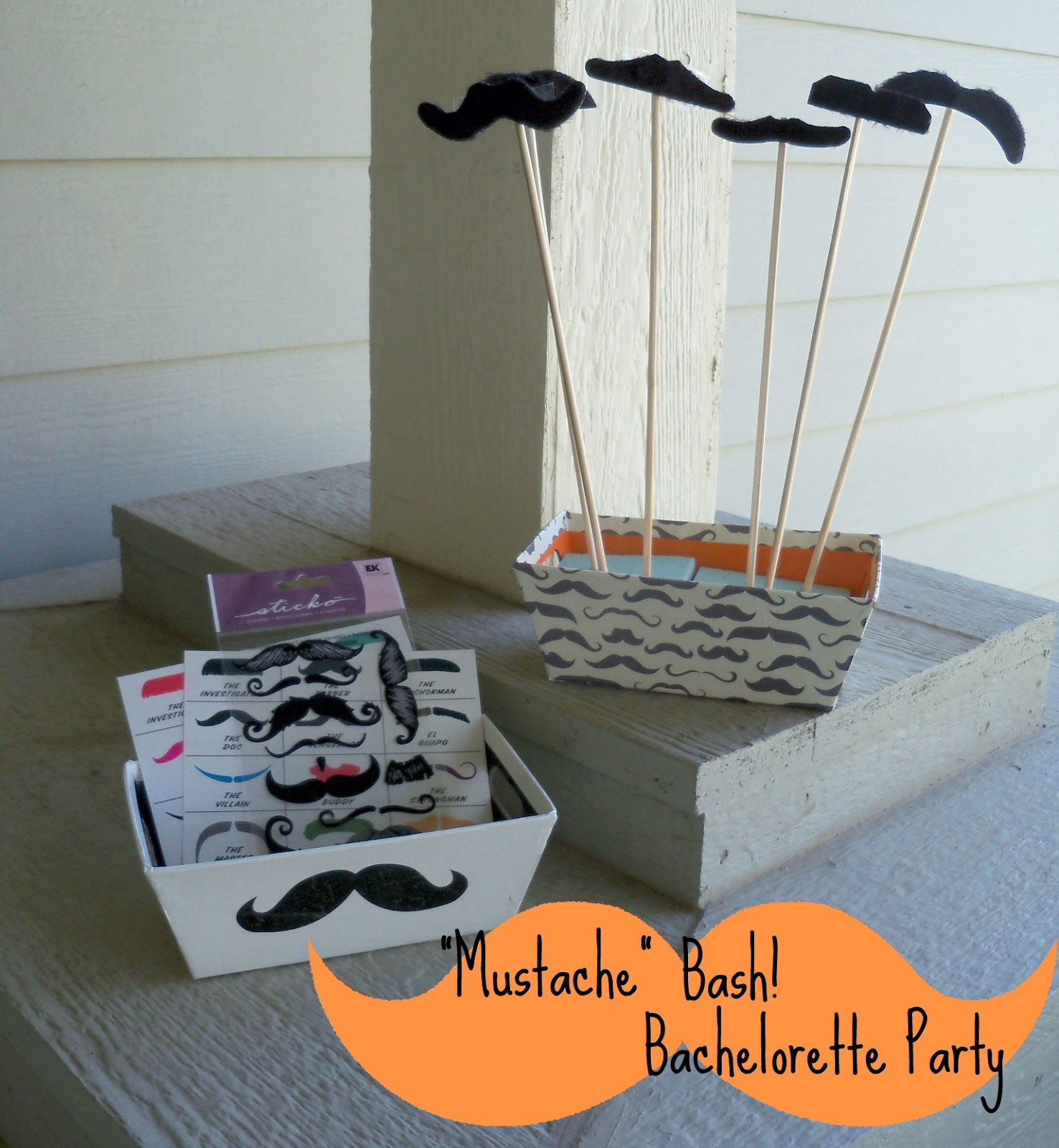 Clare's Contemplations: "Mustache Bash" Bachelorette Party!