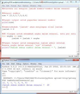 SAINS KOMPUTER & ASAS SAINS KOMPUTER: ASK T2 ;ATURCARA PYTHON