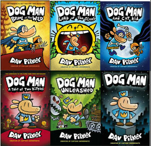 Nadim's booktastic adventures: Dog Man Books