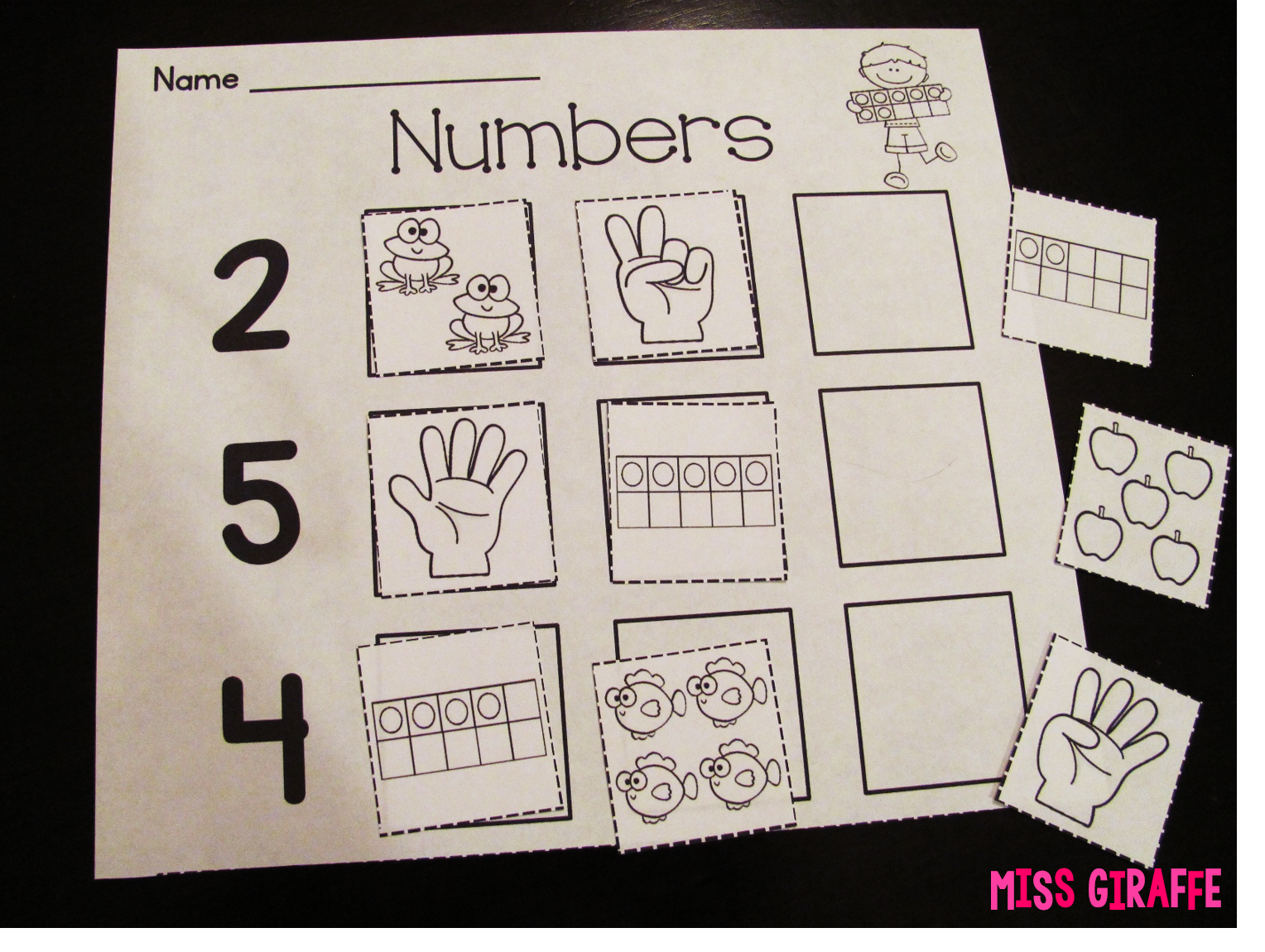 Miss Giraffes Class Building Number Sense In First Grade