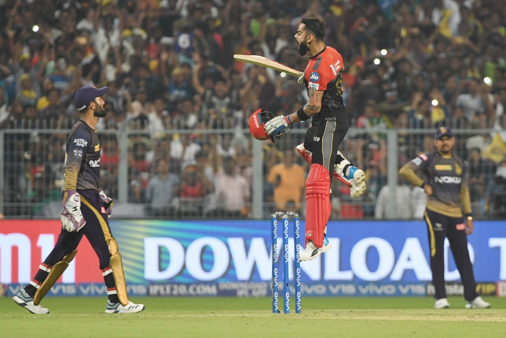 Virat Kohli 100 - KKR vs RCB 35th Match IPL 2019 Highlights