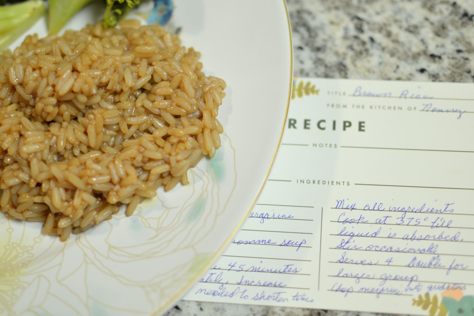 Nonny's Brown Rice | Southern Style | a life + style blog