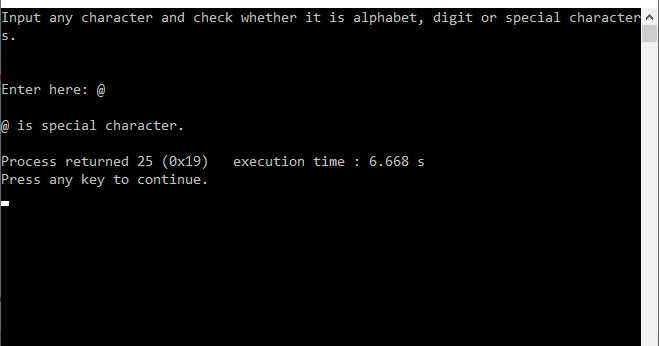 See System Code 09 Write A C Program To Input Any Character And Check Whether It Is Alphabet 1518