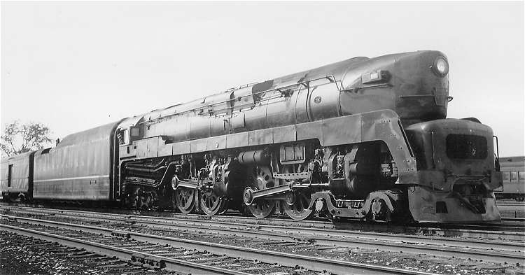 RAILROAD OF THE WORLD (世界の鉄道) kereta api di dunia: PRR T1 LOCOMOTIVE