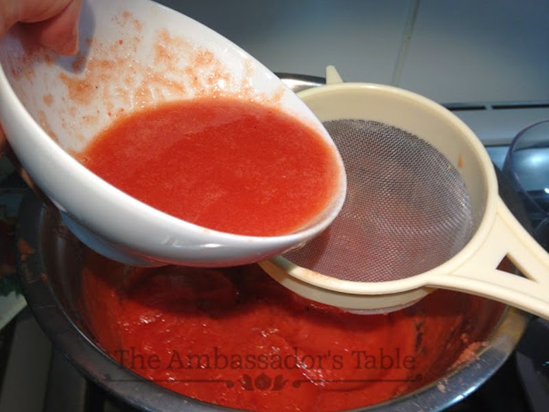 Fresh And Delicious:Tomato Mousse With Basil Sauce - The Ambassador's Table