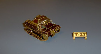 Gulumik Military Models: Soviet Tankette T-27 1/72 Part A009-72
