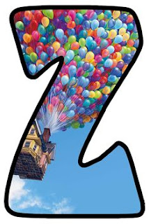 Abecedario de la Película Up. Up Movie Alphabet. - Oh my Alfabetos!