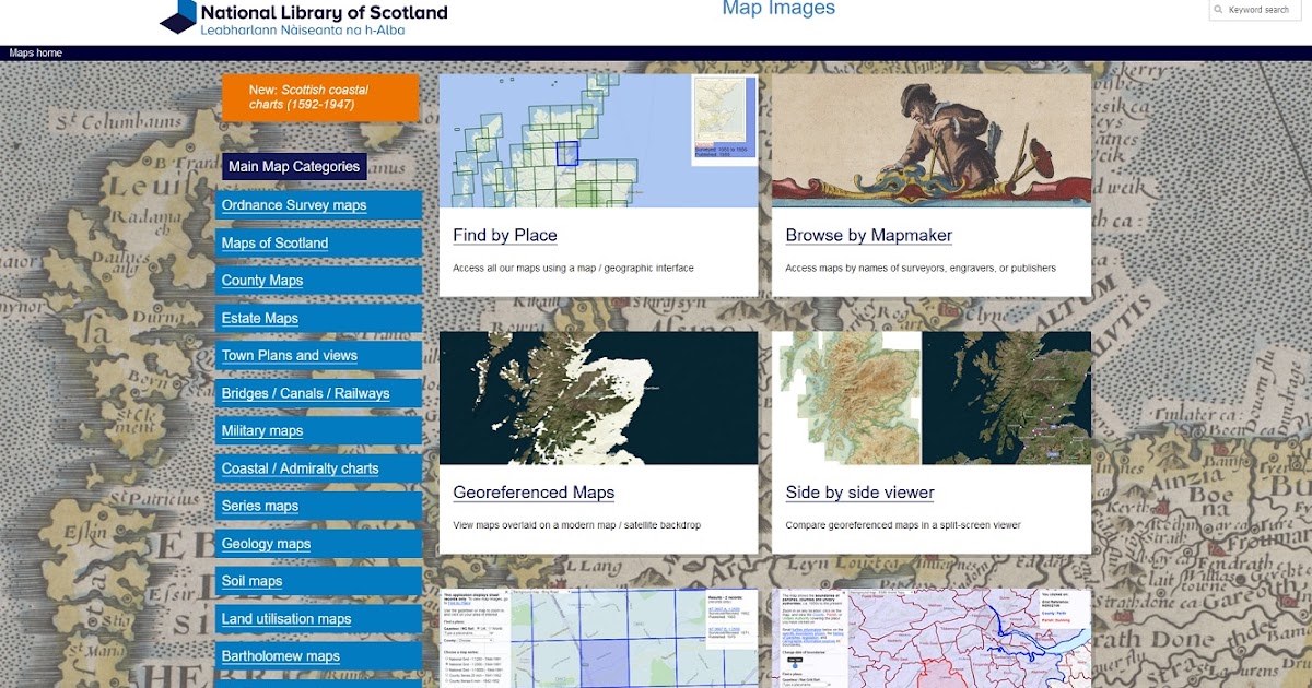 Scottish GENES: National Library of Scotland adds coastal charts to ...