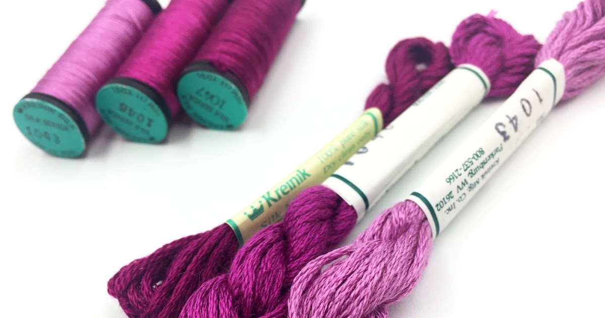 Kreinik Thread Blog: Spring silk colors in bloom