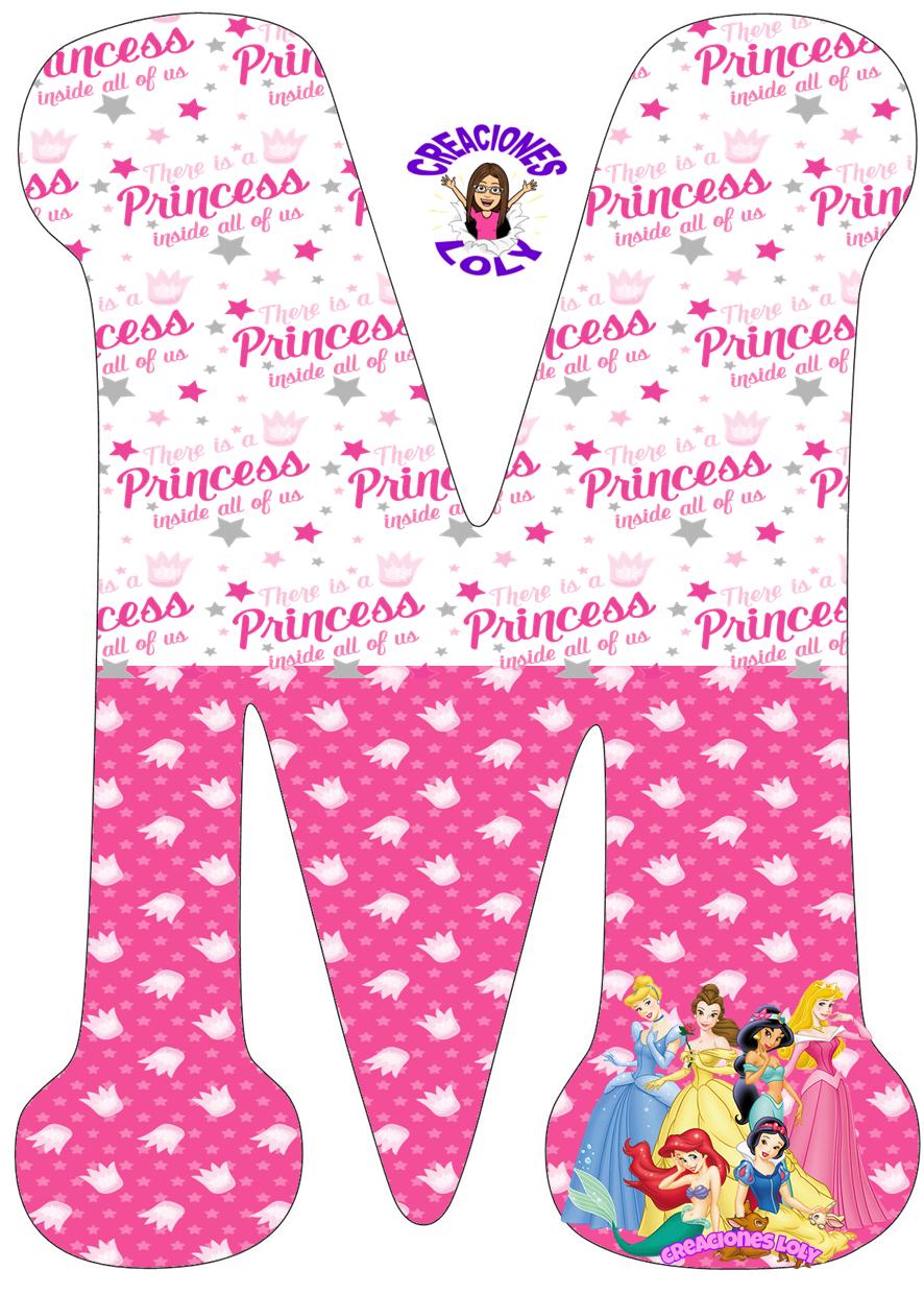 Creaciones Loly: Abecedario Alfabeto Completo Español Princesas Disney