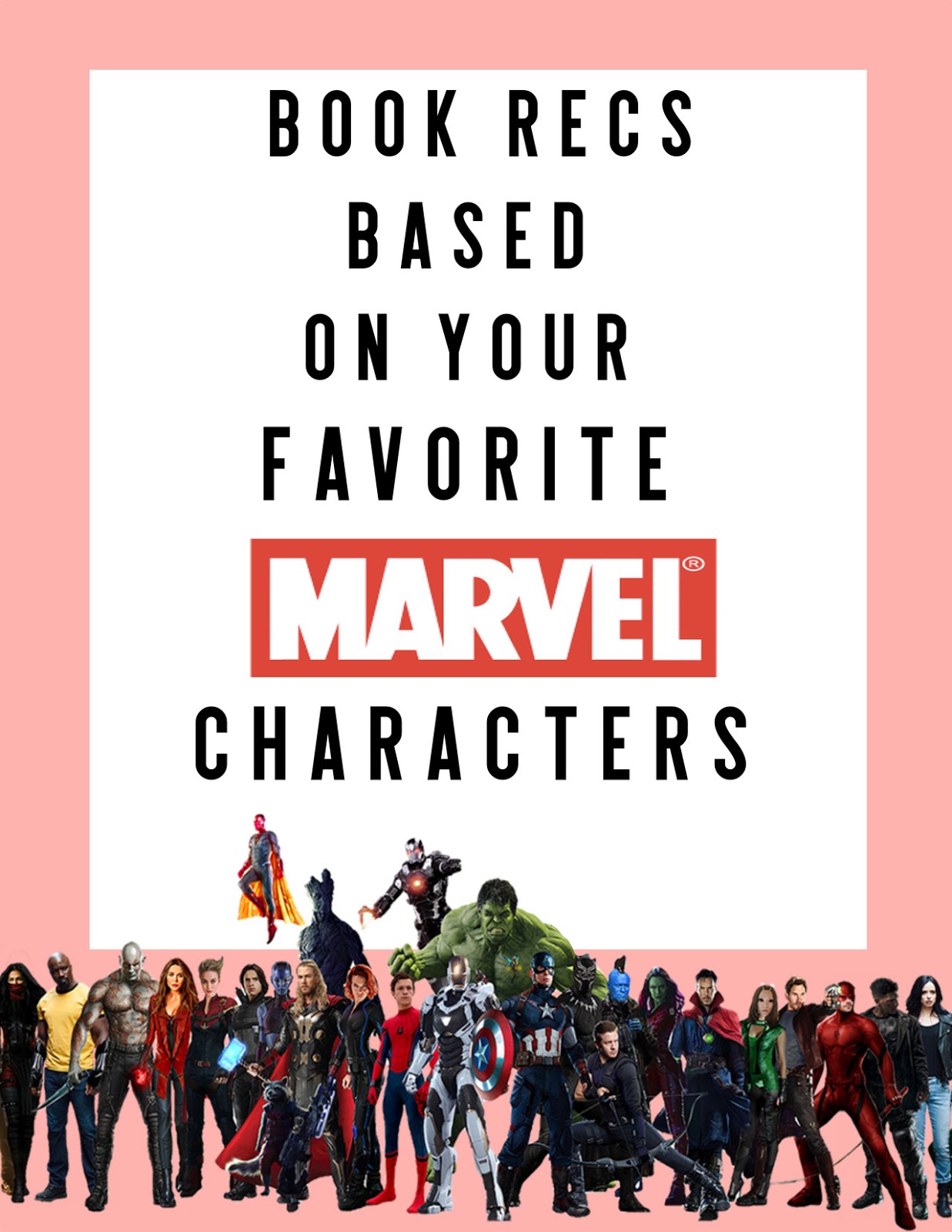 Book Recommendations Based on Marvel Characters