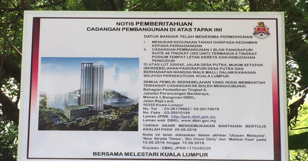 Desa Putra Condominium: New development coming soon beside Desa Putra Condo