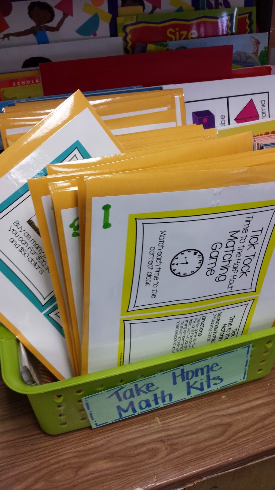 Lovin' First Grade: Take Home Math Kits