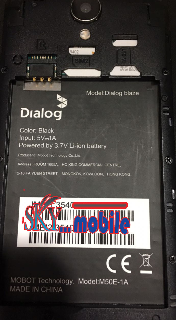 SKY MOBILES TEAM: Dialog Blaze flash file free download