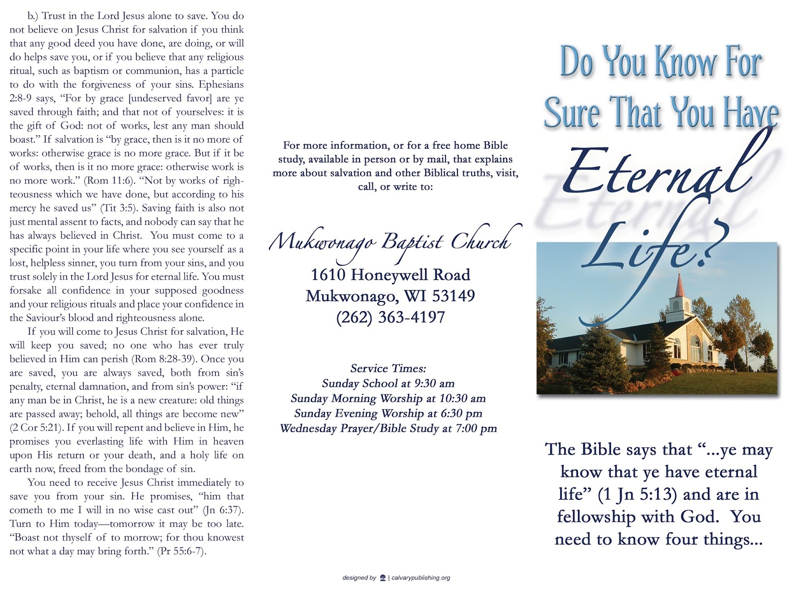 WHAT IS TRUTH: Clear Gospel Tracts