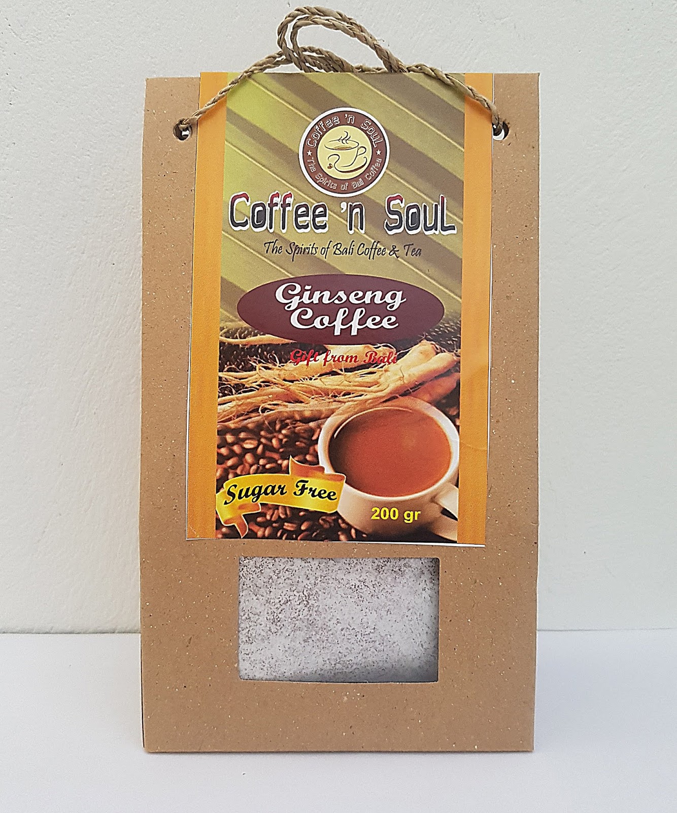 Ginseng Coffee 200 gr Sugar Free - Tea and Coffee