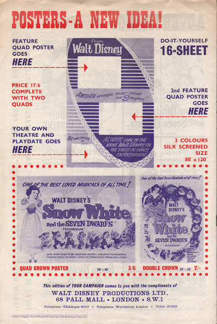 Filmic Light - Snow White Archive: 1964 UK Snow White Pressbook