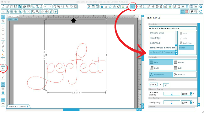 The Trick to Designing Single Line Rhinestone Text in 3 Steps in ...