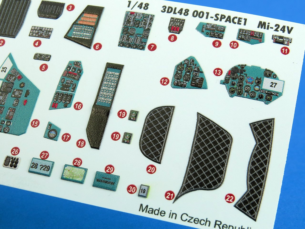 The Modelling News: Cockpit Decal review: "SPACE" 3D Decal / Detail ...