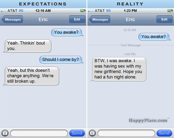 BLADE 7184: Texting Your Ex: Expectations vs. Reality.