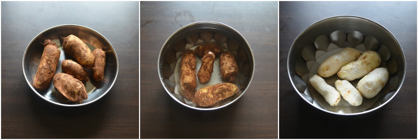 Indulge...: Chembu Kumbalanga Moru Curry | Kerala Style Chembu ...