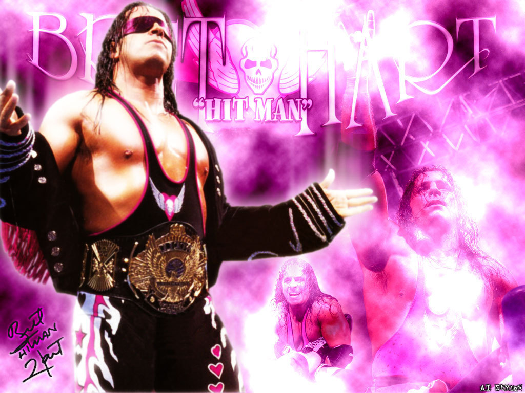 BRET HART HITMAN WALLPAPERS | WWE WrestleMania Download Raw SmackDown ...