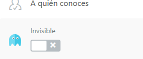 Usar un perfil como invisible