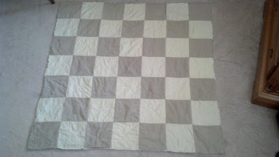 PURPLE SAGE ORIGINALS: Peter Rabbit Baby Rag Quilt for Someone Special